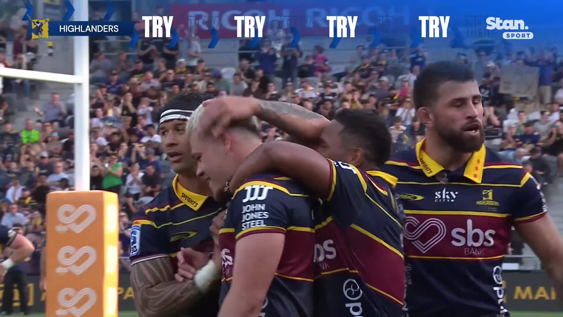 Try | Tangitau 59' | Highlanders vs Western Force