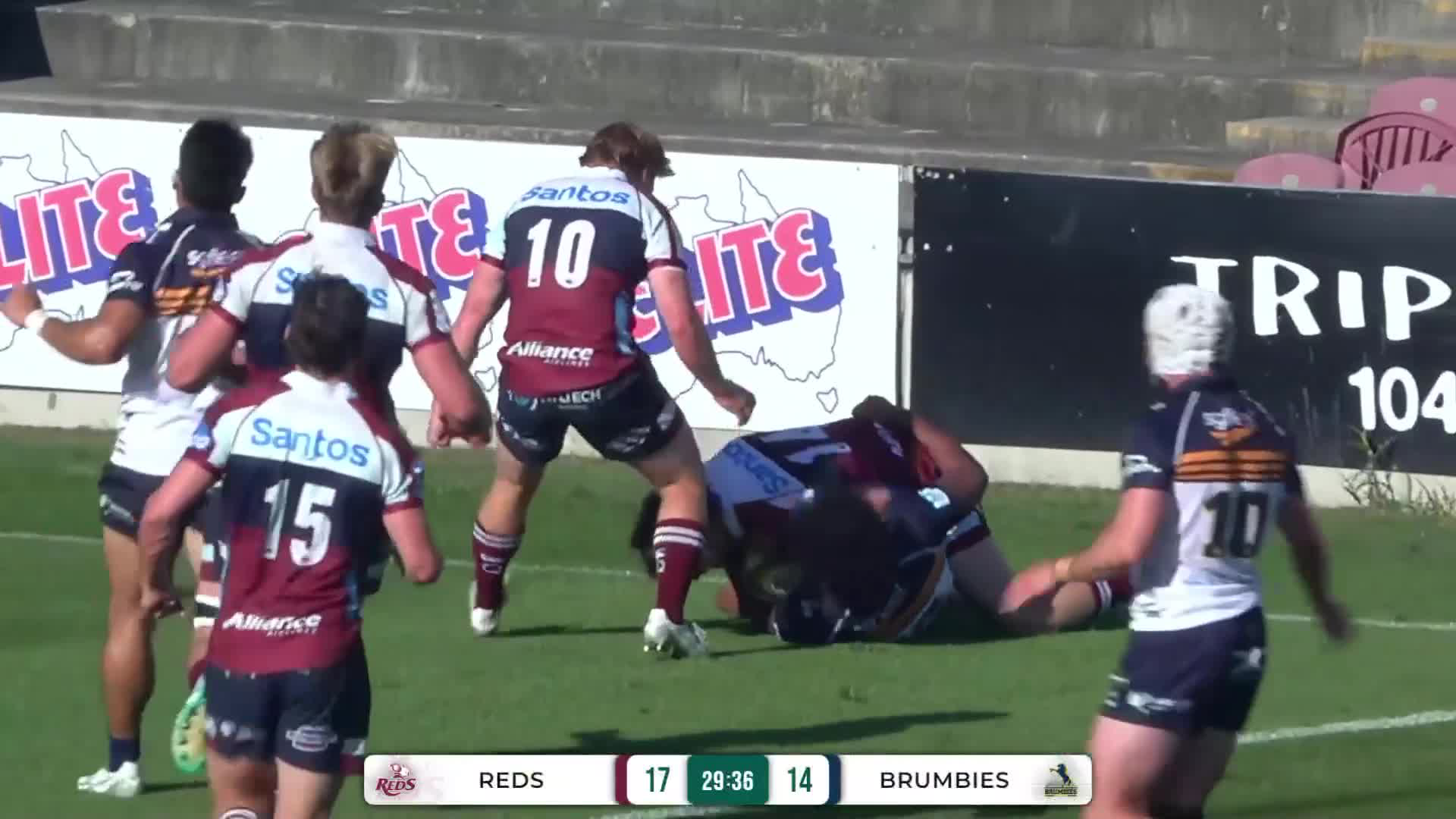 Tim Ryan Try v Brumbies | SRP 2025