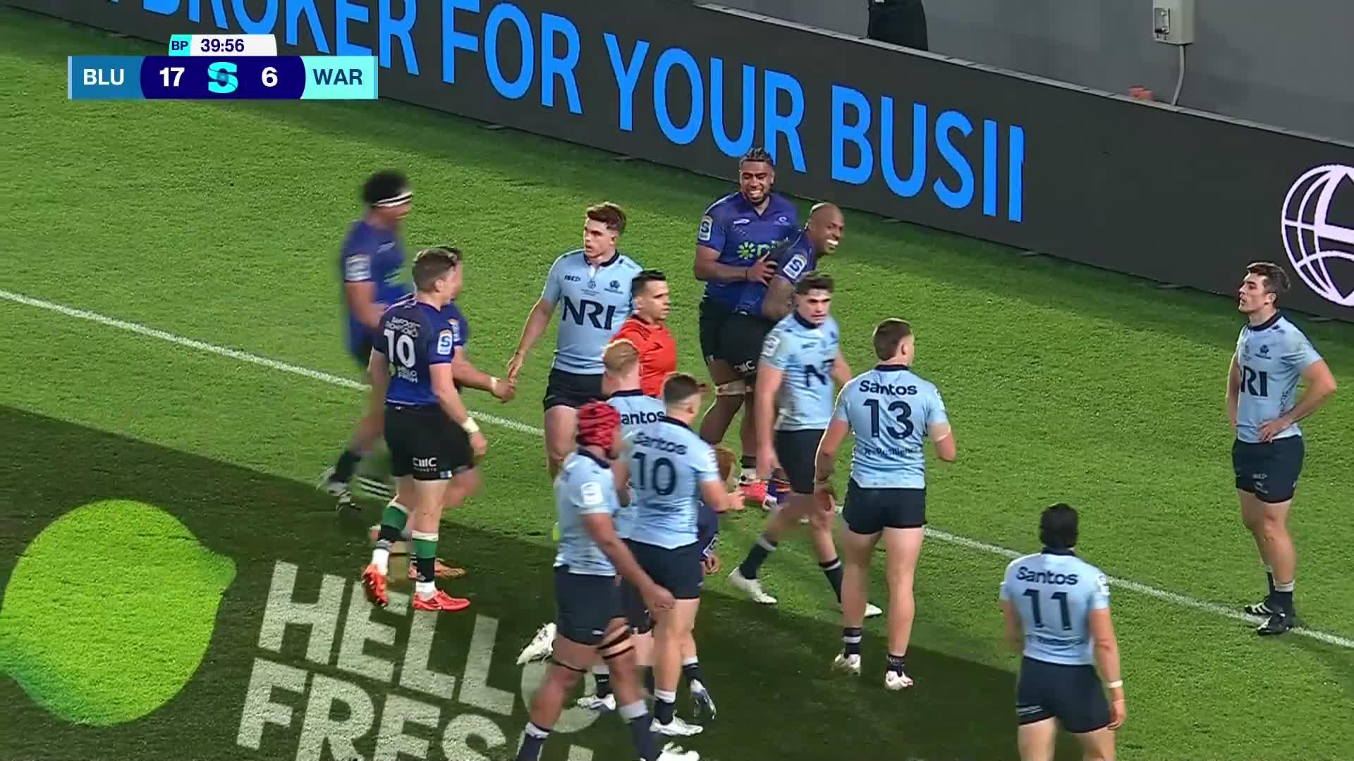 Mark Tele'a Try v NSW Waratahs | SRP 2025