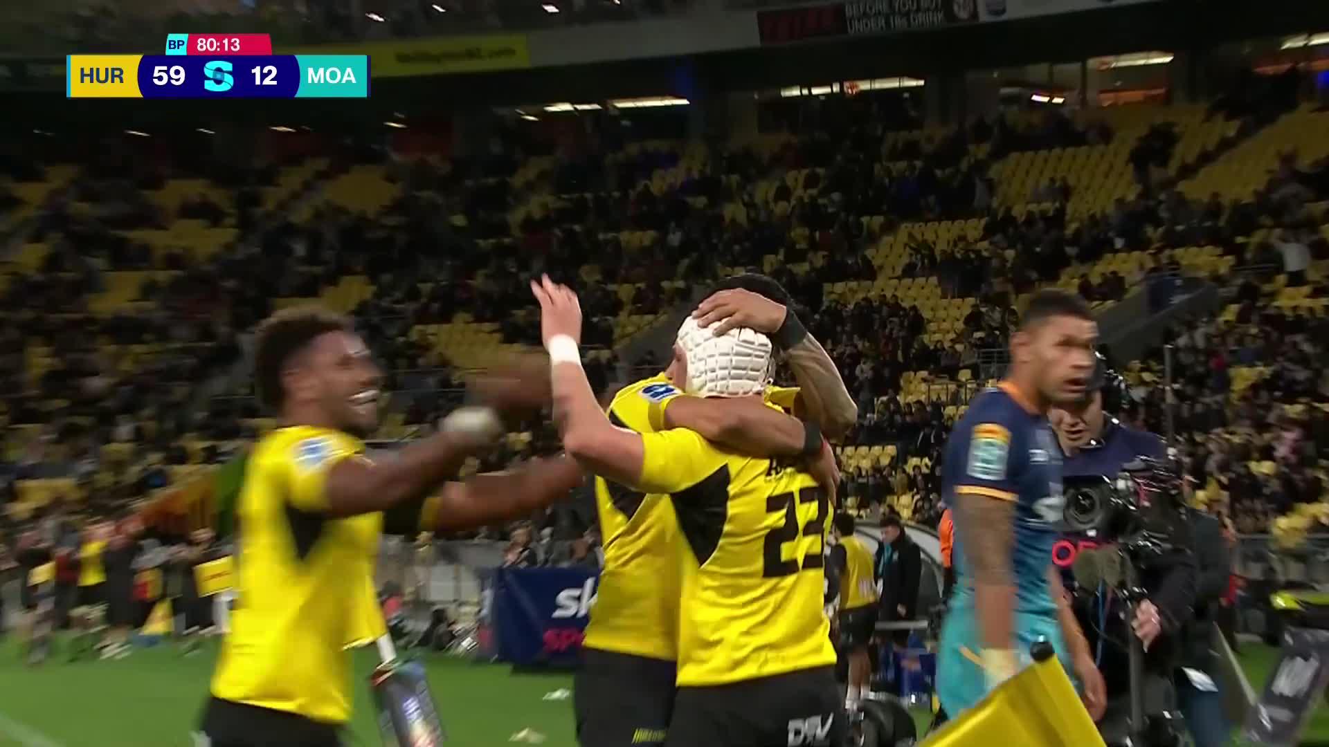 Tjay Clarke Try v Moana Pasifika | SRP 2025