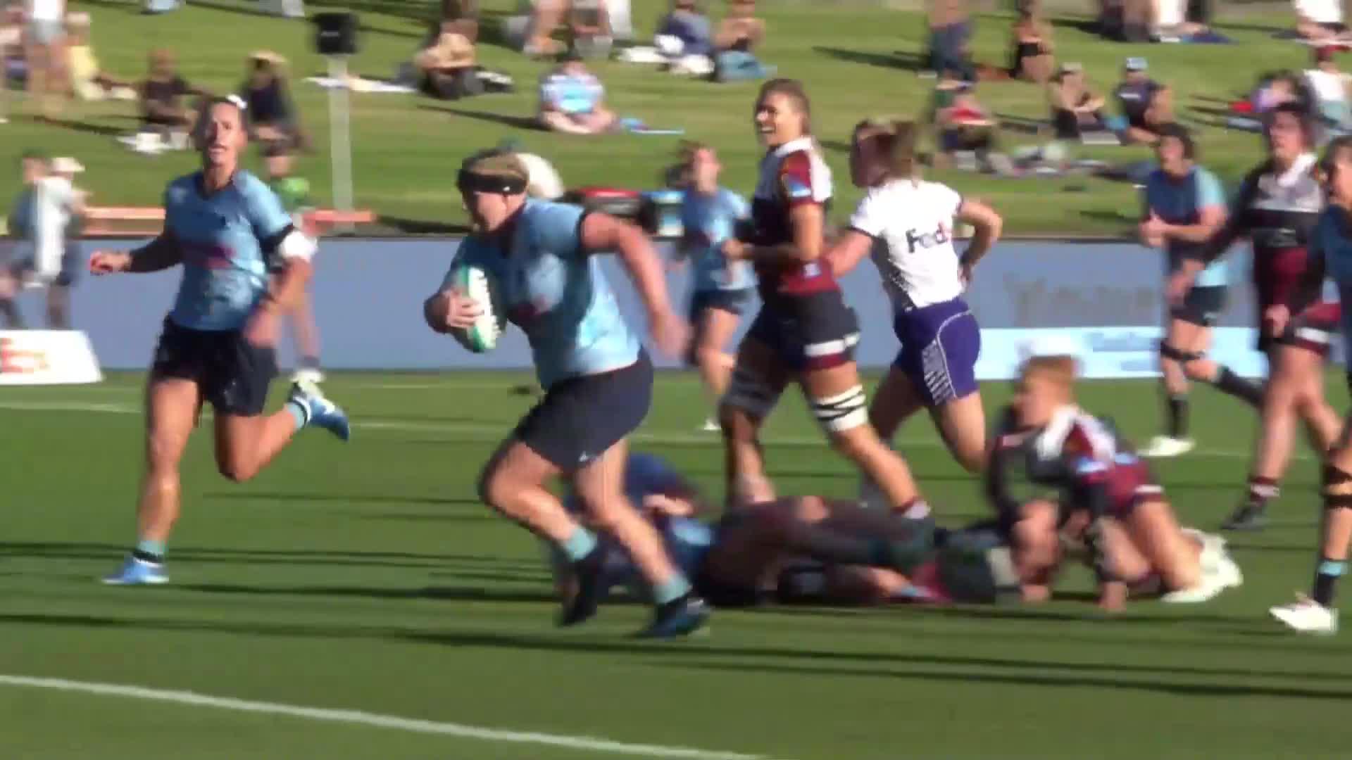 Emily Robinson's Try v Queensland Reds Women | SRW 2025