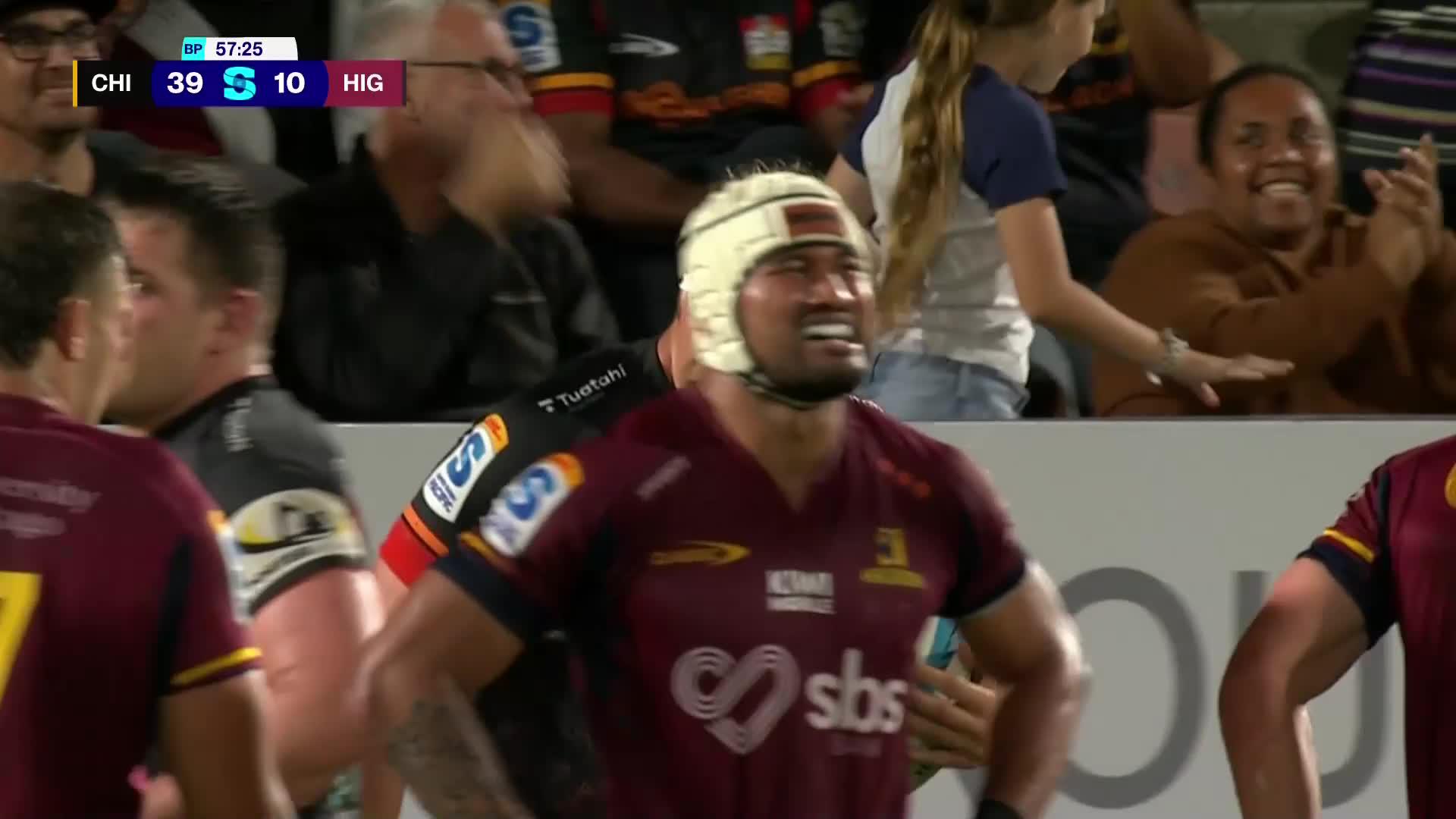 Kaylum Boshier Try v Highlanders | SRP 2025