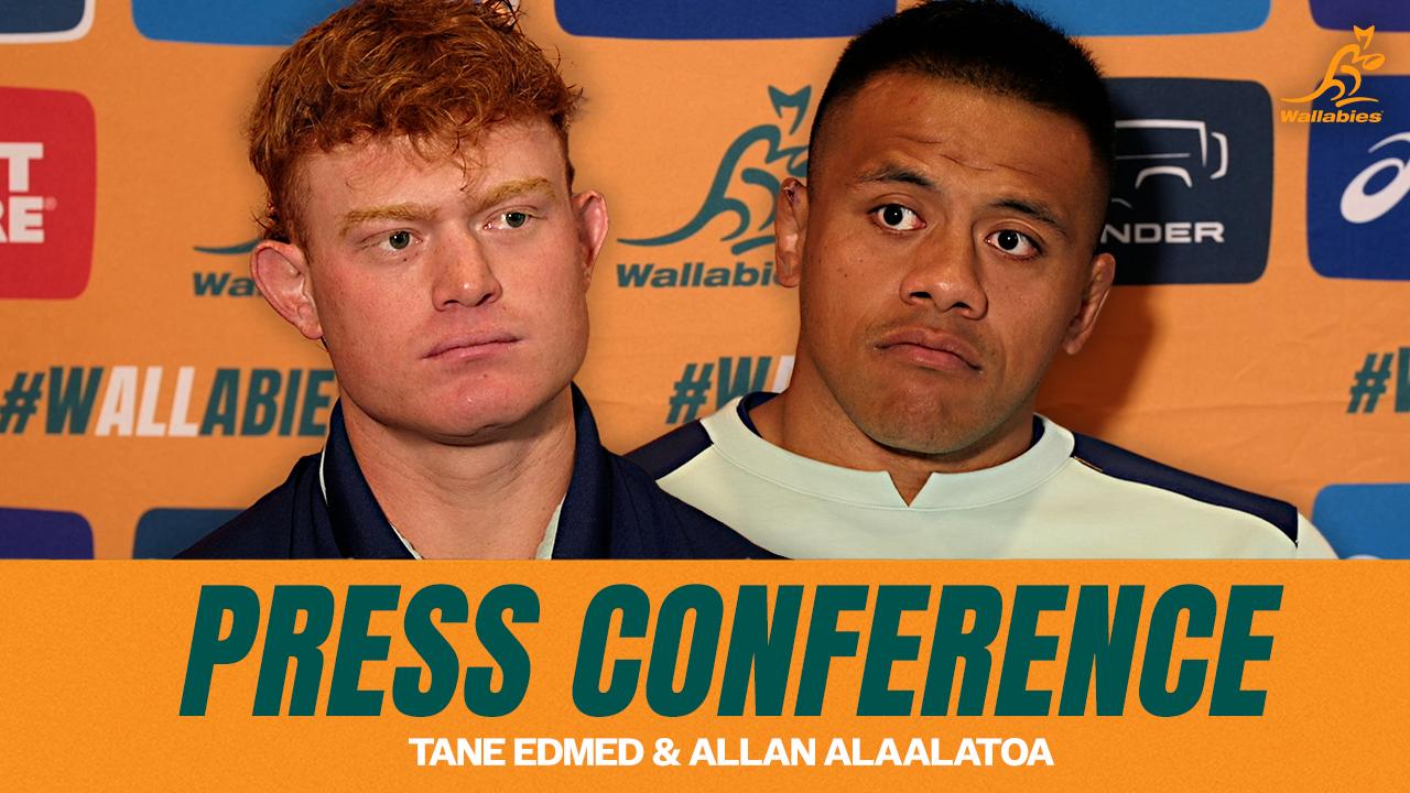 Allan Alaalatoa and Tane Edmed speak ahead of first All Blacks Test in ...