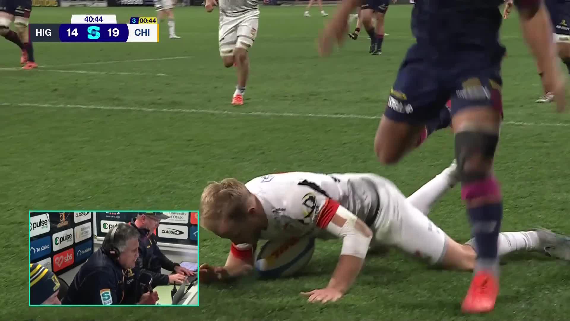 Xavier Roe Try v Highlanders | SRP 2025