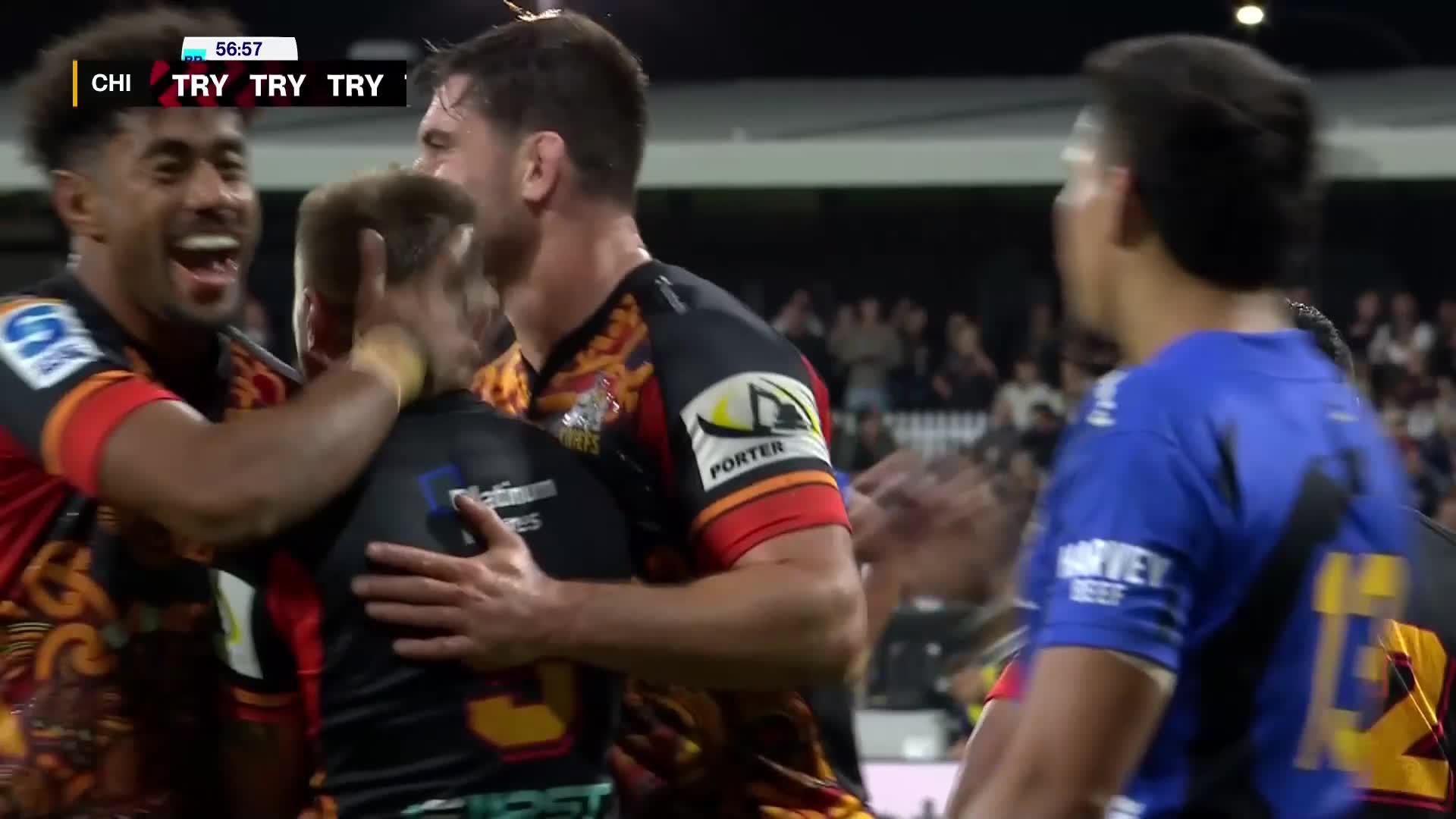 Cortez Ratima Try v Western Force | SRP 2025