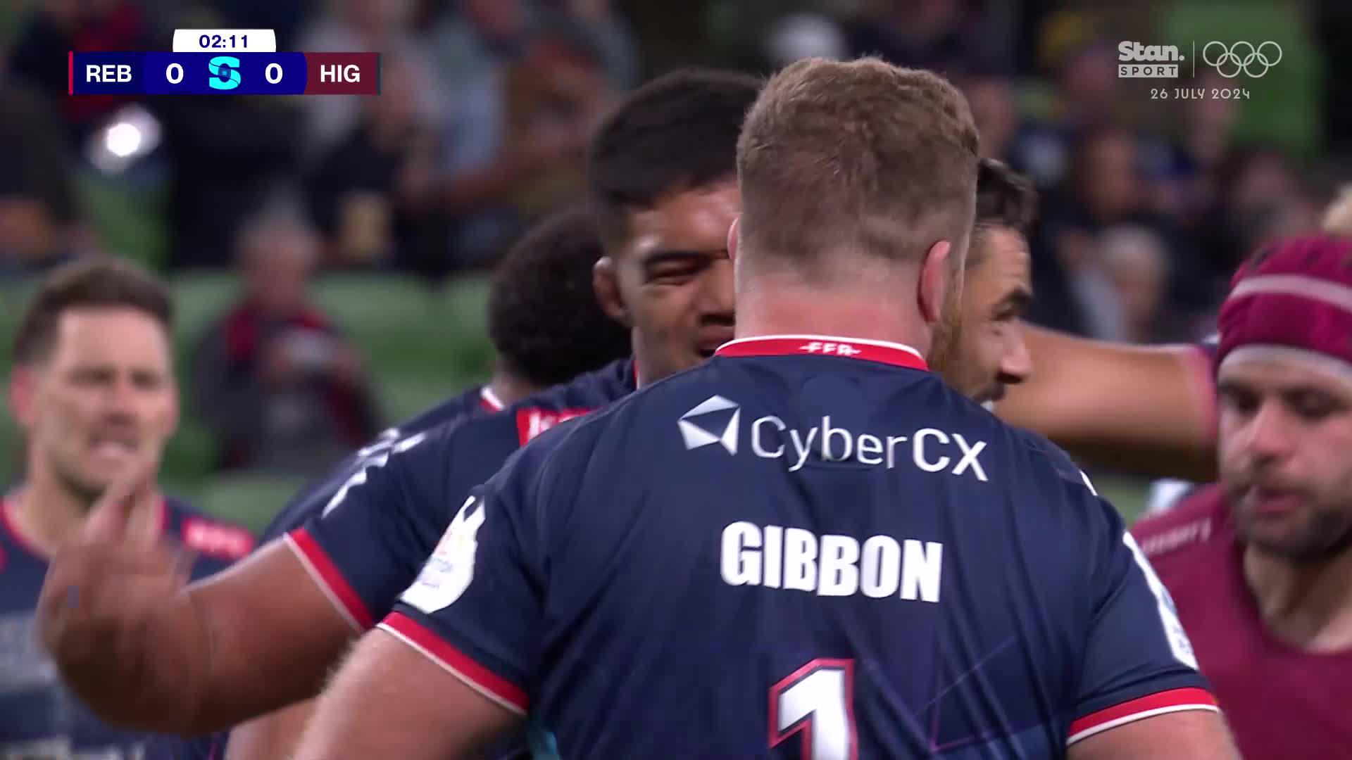 Ryan Louwrens Try v Highlanders | SRP 2024