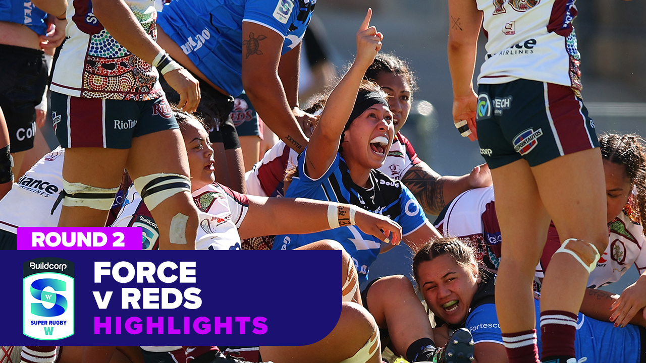 Western Force Women v Queensland Reds Women Highlights | Round 2 | SRW 2024