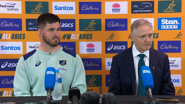 Wallabies v Wales: Joe Schmidt and Liam Wright Press Conference