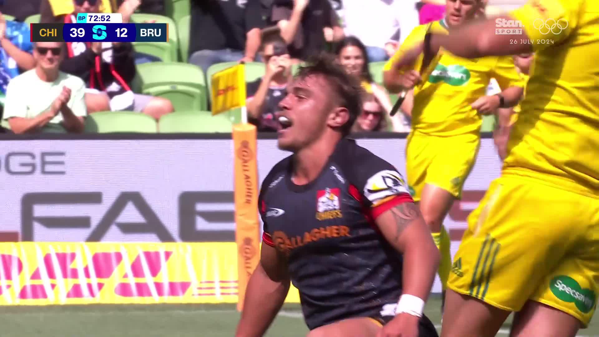 Cortez Ratima Try v Brumbies | SRP 2024