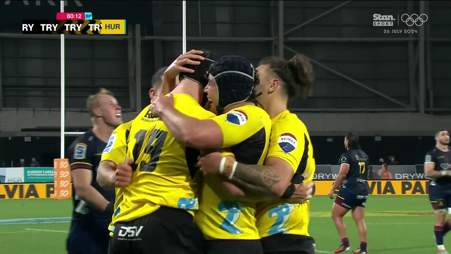 Justin Sangster Try v Highlanders | SRP 2024