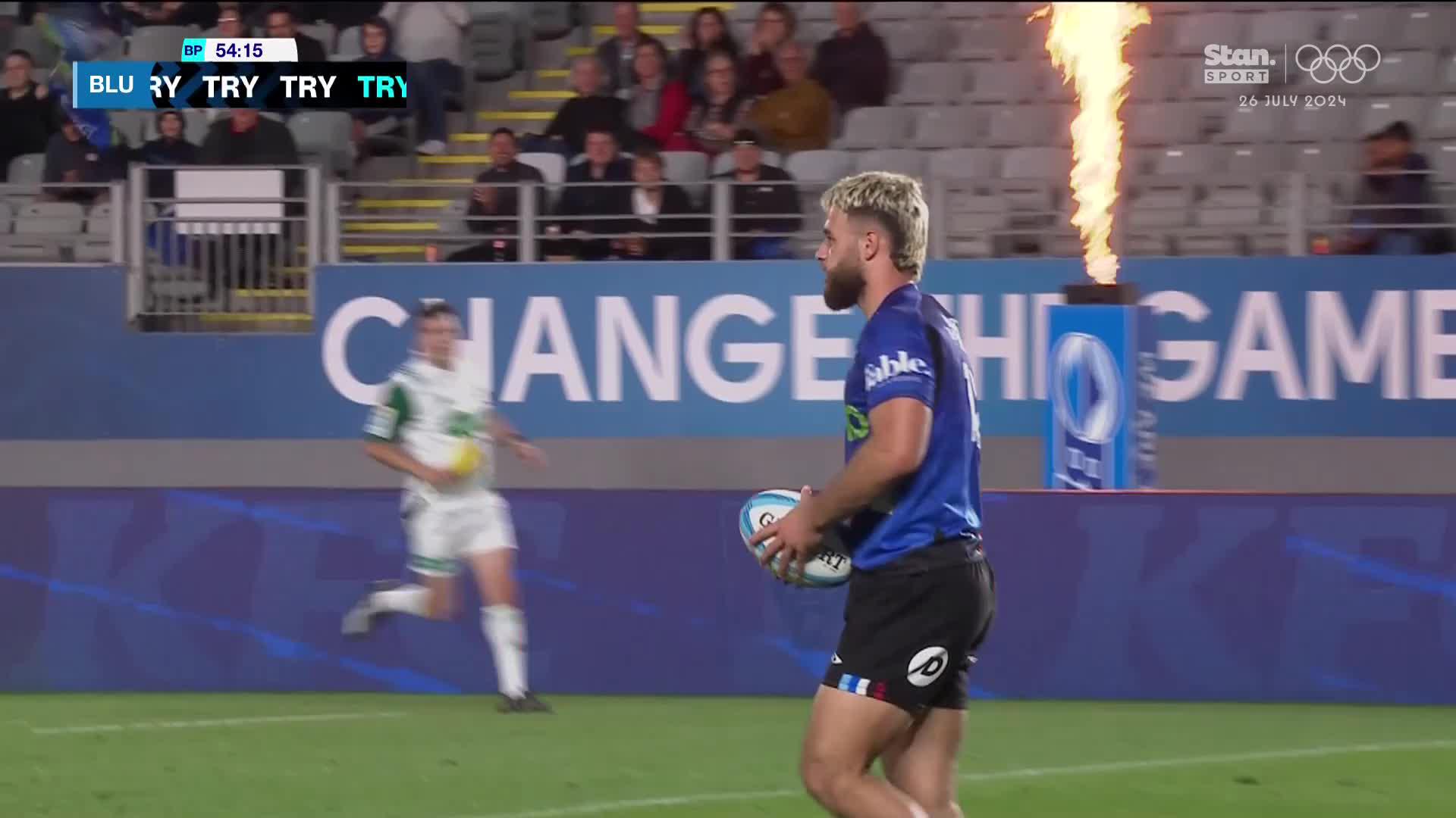 Corey Evans Try v Western Force | SRP 2024