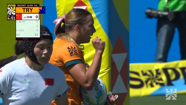 Teagan Levi steps through | SVNS Perth