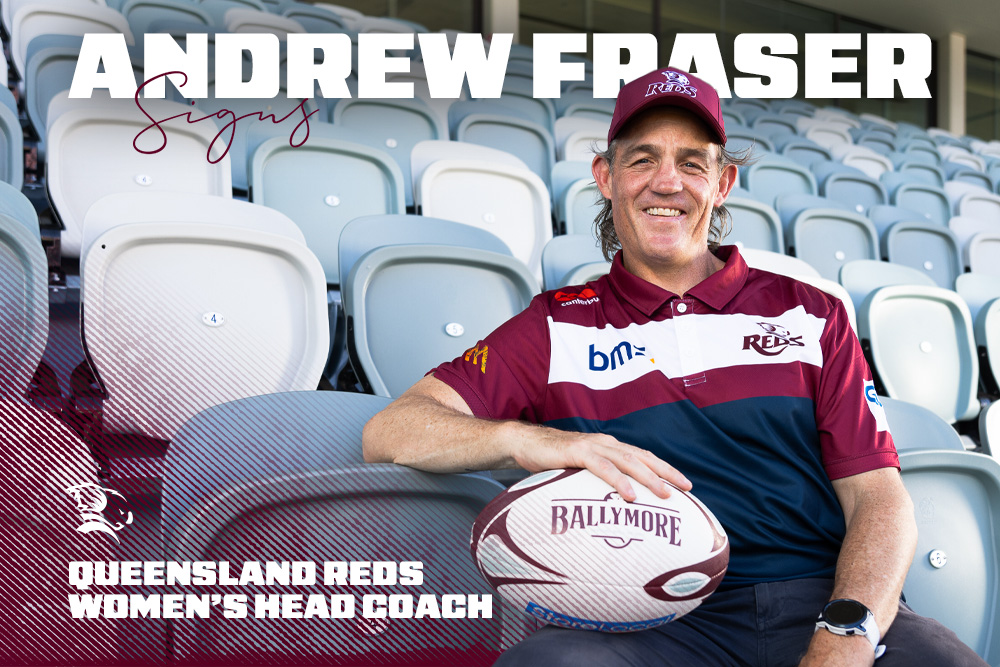 Andrew Fraser named Queensland Reds Women's Head Coach