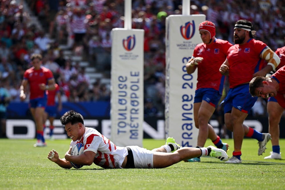 Japan down brave debutants Chile at Rugby World Cup