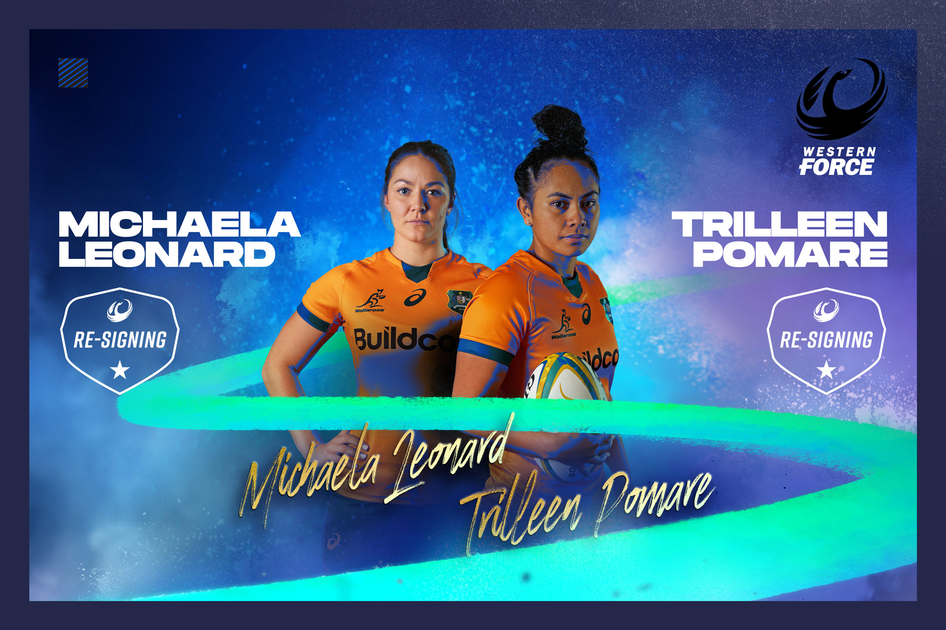 Pomare and Leonard re-commit to Force on historic multi-year deals