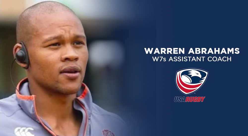 Warren Abrahams appointed Assistant Coach to USA Women's Sevens