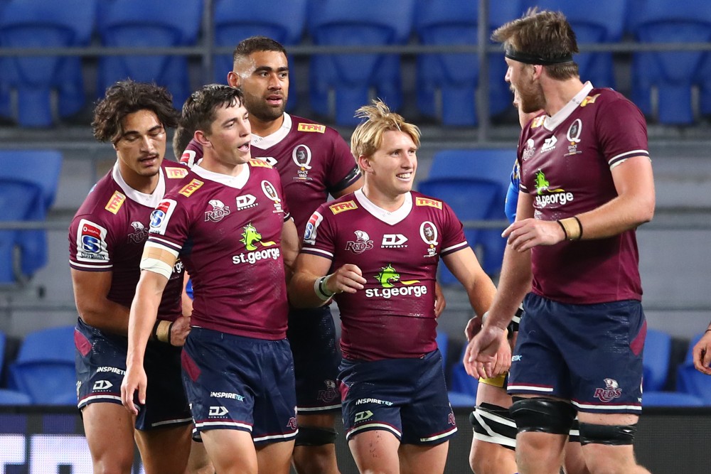 O'Connor, McDermott carve up Force to see Reds to top of Super Rugby AU ...