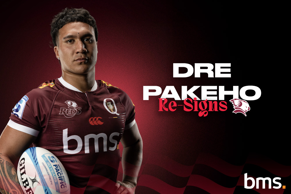 Dre Pakeho re-signs with Queensland Reds through 2028