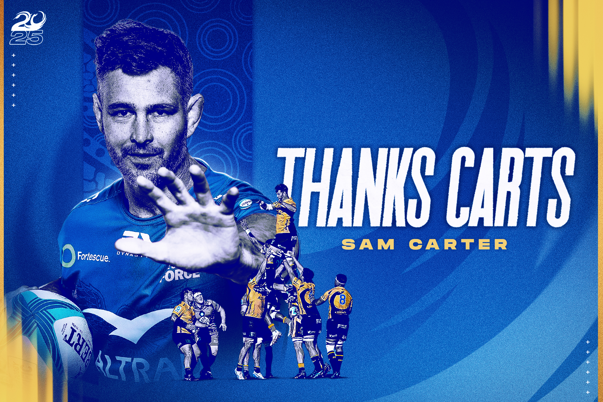 Ex-Wallabies lock Carter announces retirement from rugby