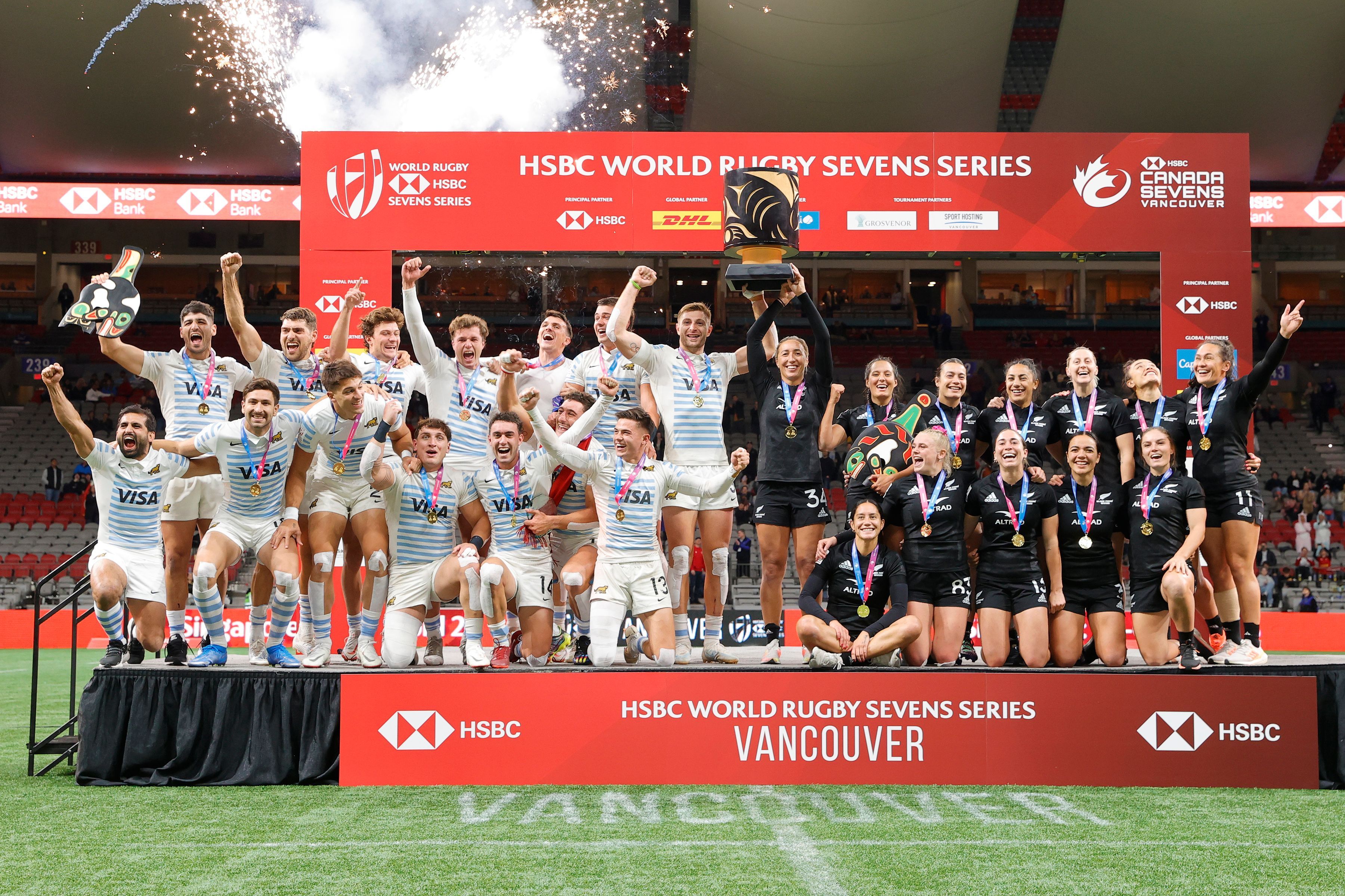 New Zealand women and Argentina men crowned HSBC Canada Sevens champions