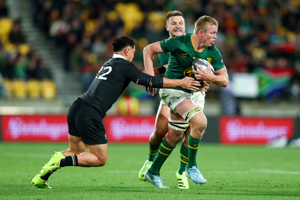 Rampant Springboks inflict record defeat on All Blacks in Wellington