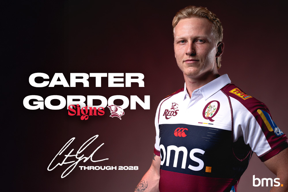 Carter Gordon signs with Queensland Reds and Rugby Australia