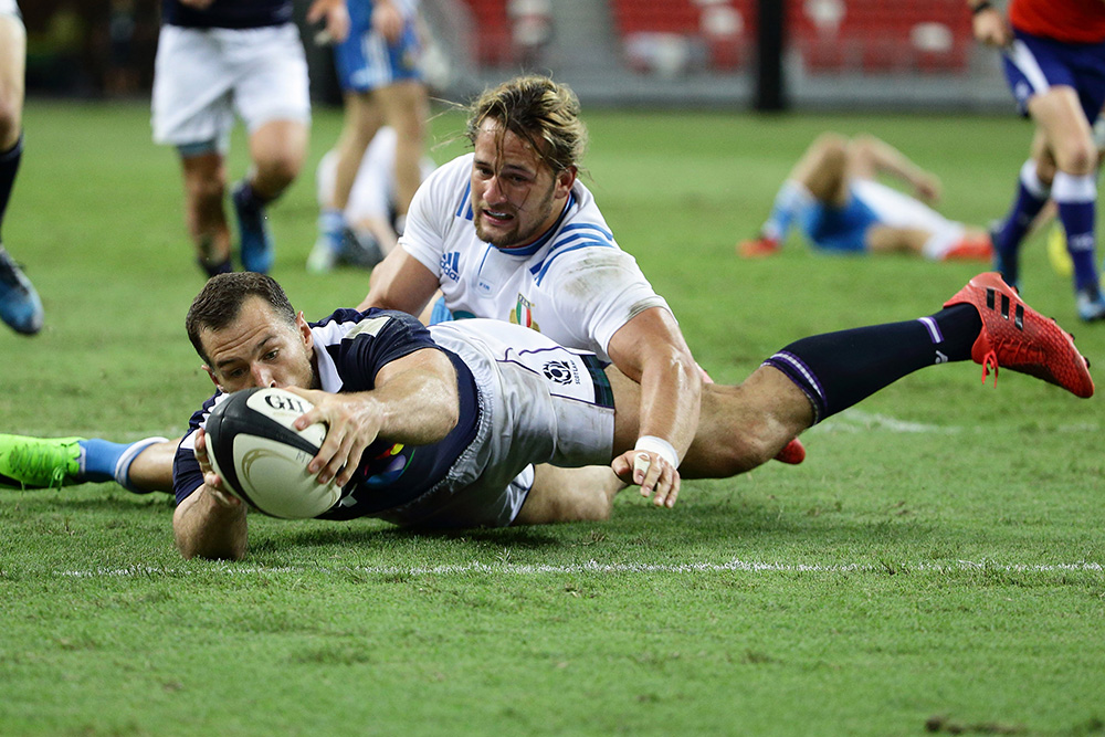 Four tries in 15 minutes has Scots flying