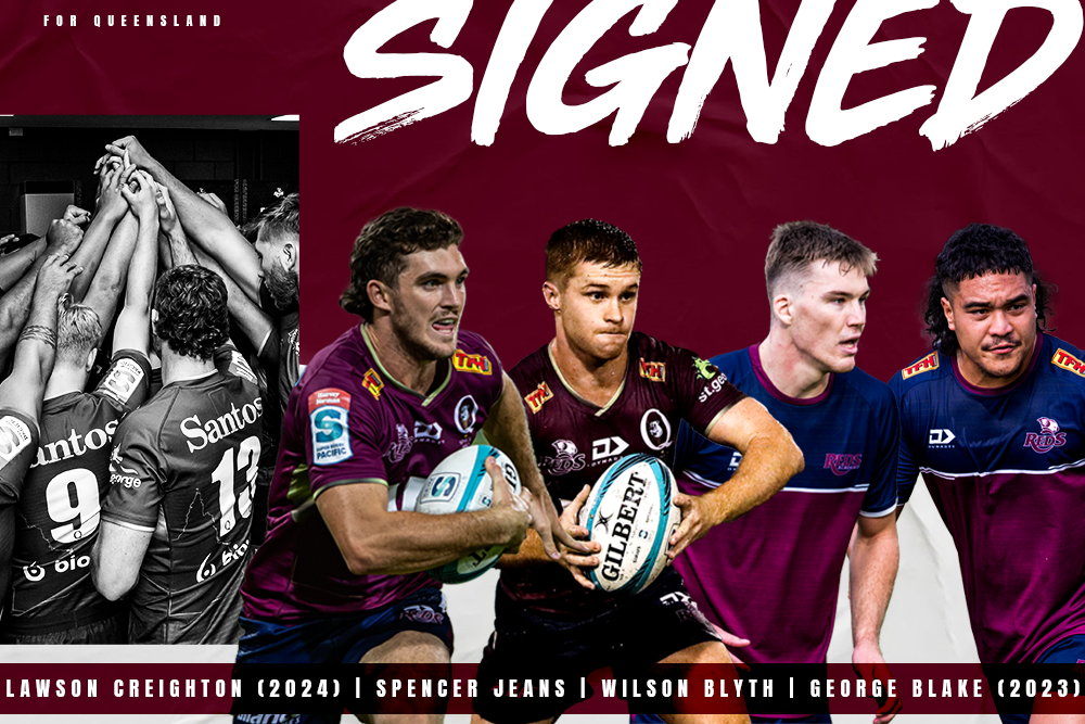 Lawson Creighton re-signs with Queensland Reds through 2024; George ...