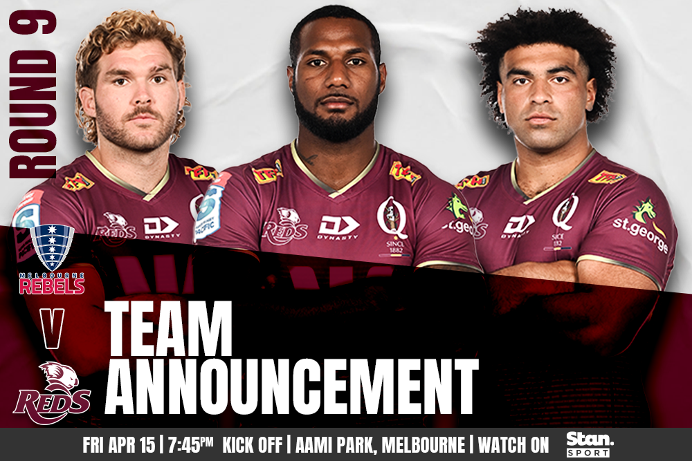 Reds confirm side for Good Friday clash in Melbourne