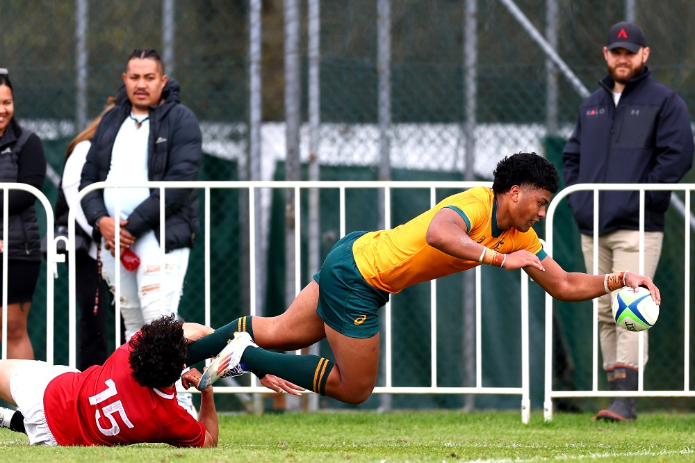 Australia U18s take out high-scoring victory over New Zealand Barbarians