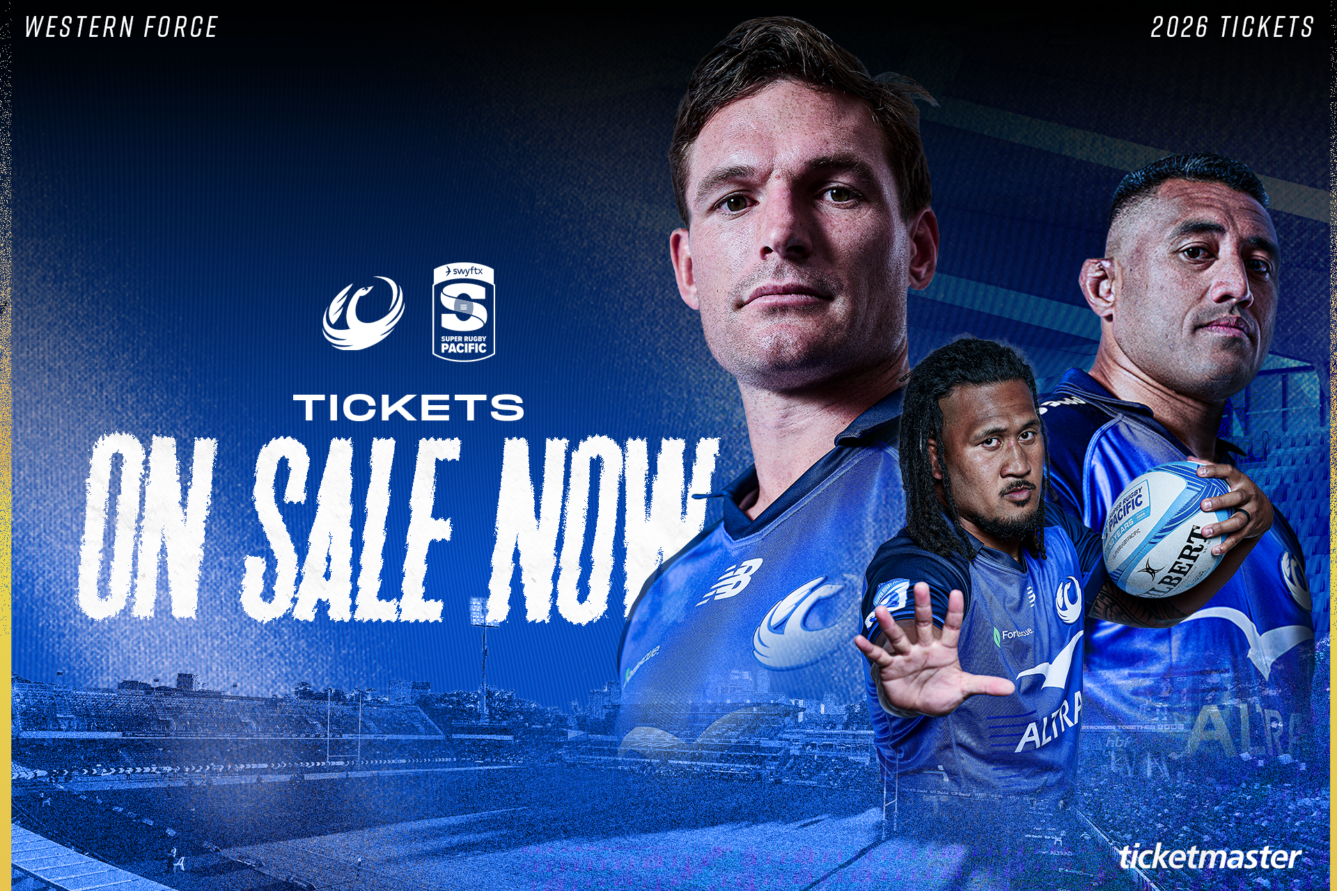 Tickets on sale for 2026 Western Force home games