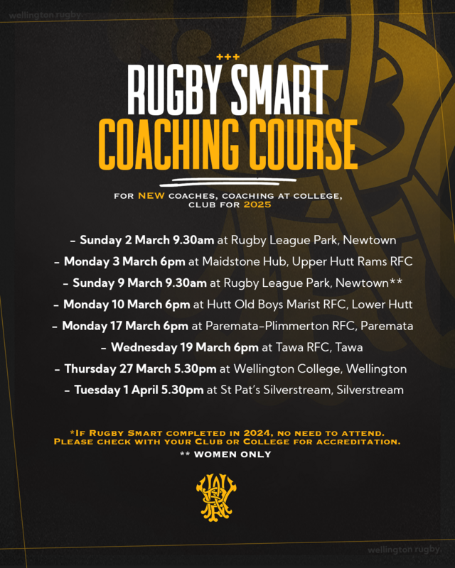 Rugby Smart Coaching Course