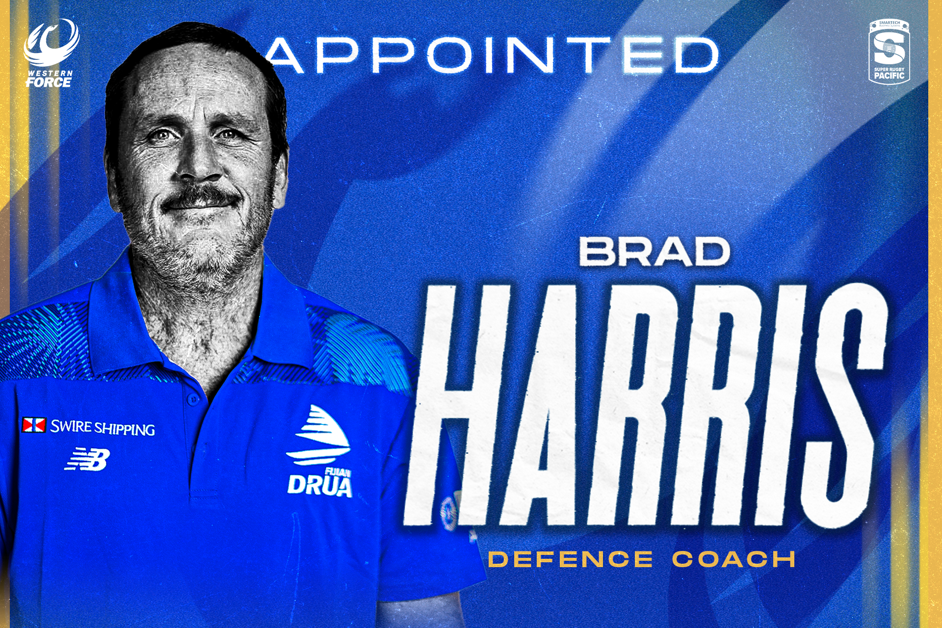 Force appoint experienced Harris as new defence coach