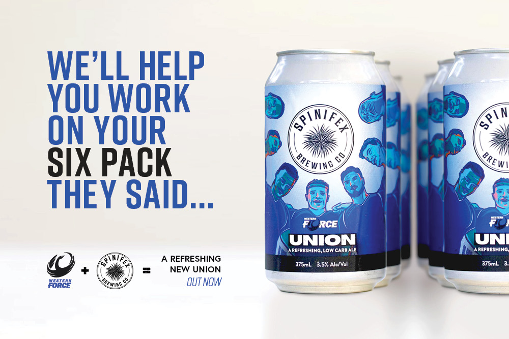 Spinifex Brewing Co & Western Force Unite to Launch Official Beer!