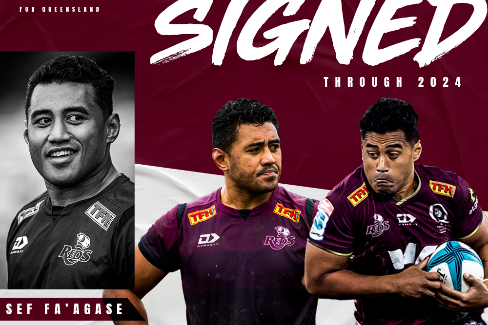 Sef Fa’agase re-commits to Queensland Rugby