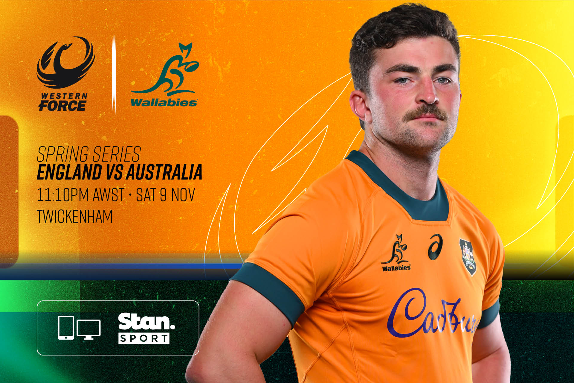 Four Force players selected for Wallabies Test against England