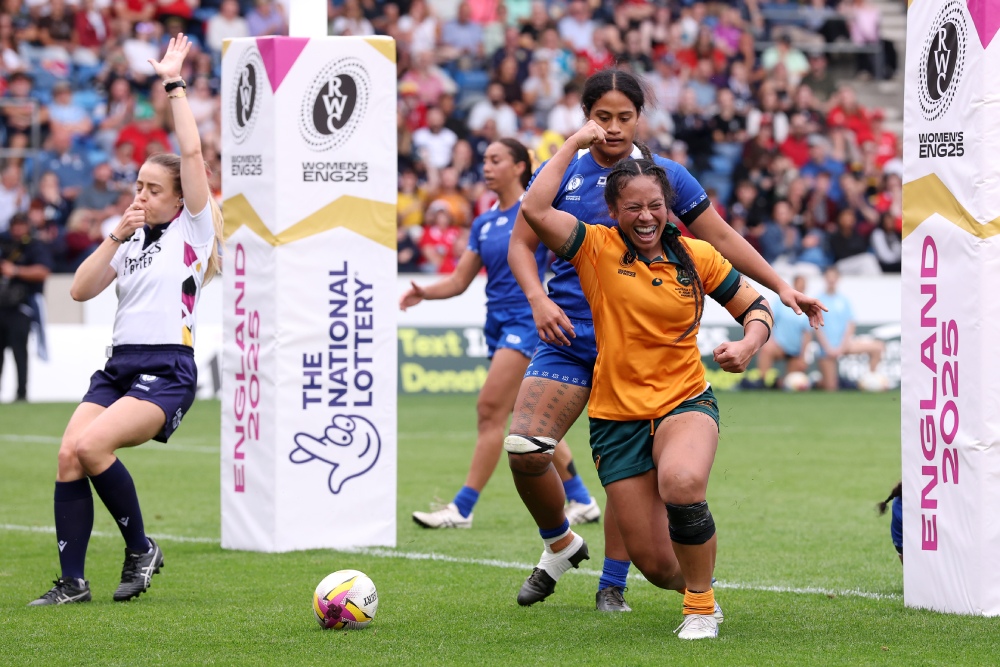 Wallaroos set Rugby World Cup record with Samoa statement win