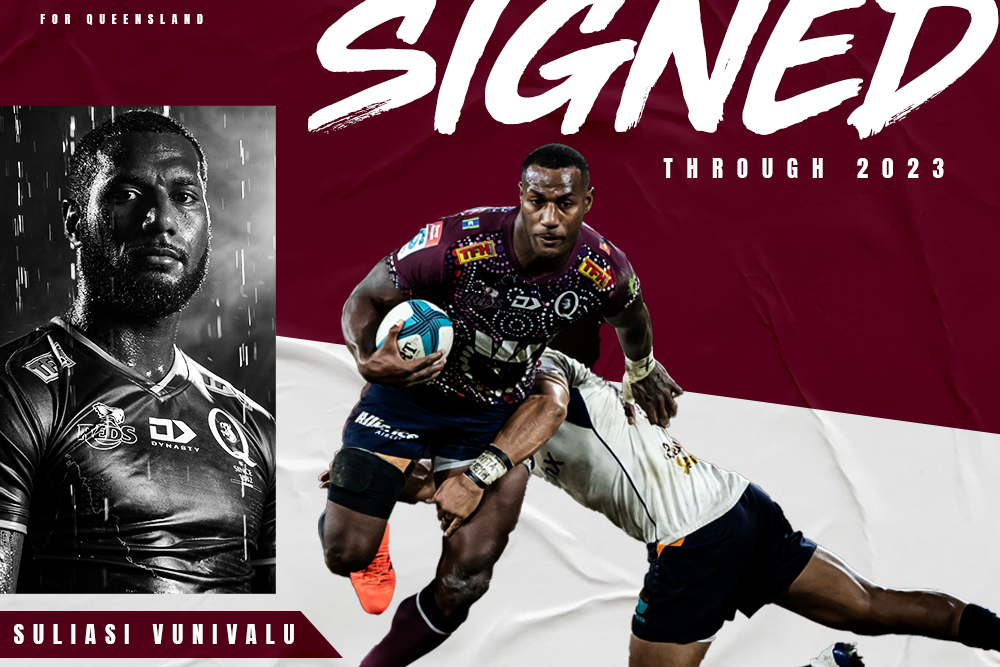 Suliasi Vunivalu re-signs with Queensland and Australian Rugby
