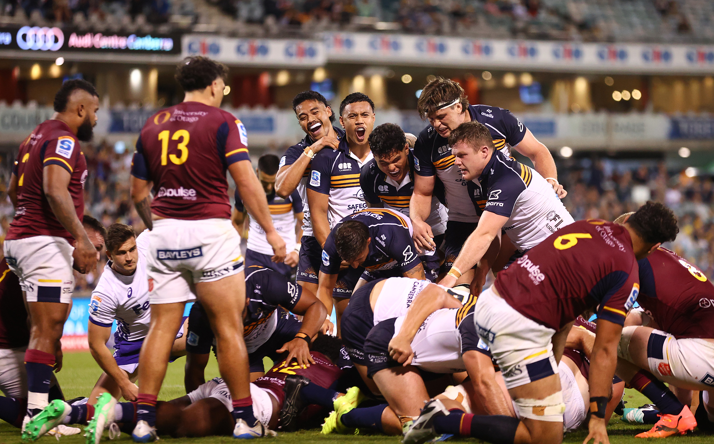 Highlights: Brumbies overcome Highlanders at GIO Stadium