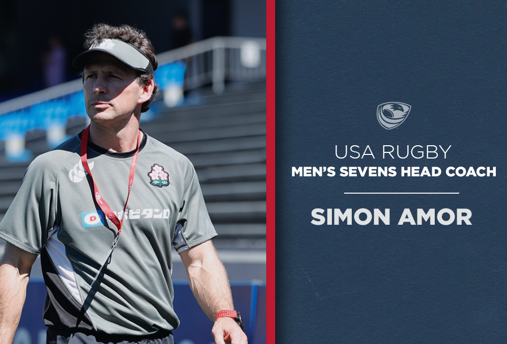 USA Rugby appoints Simon Amor as next Head Coach to the USA Men’s Sevens