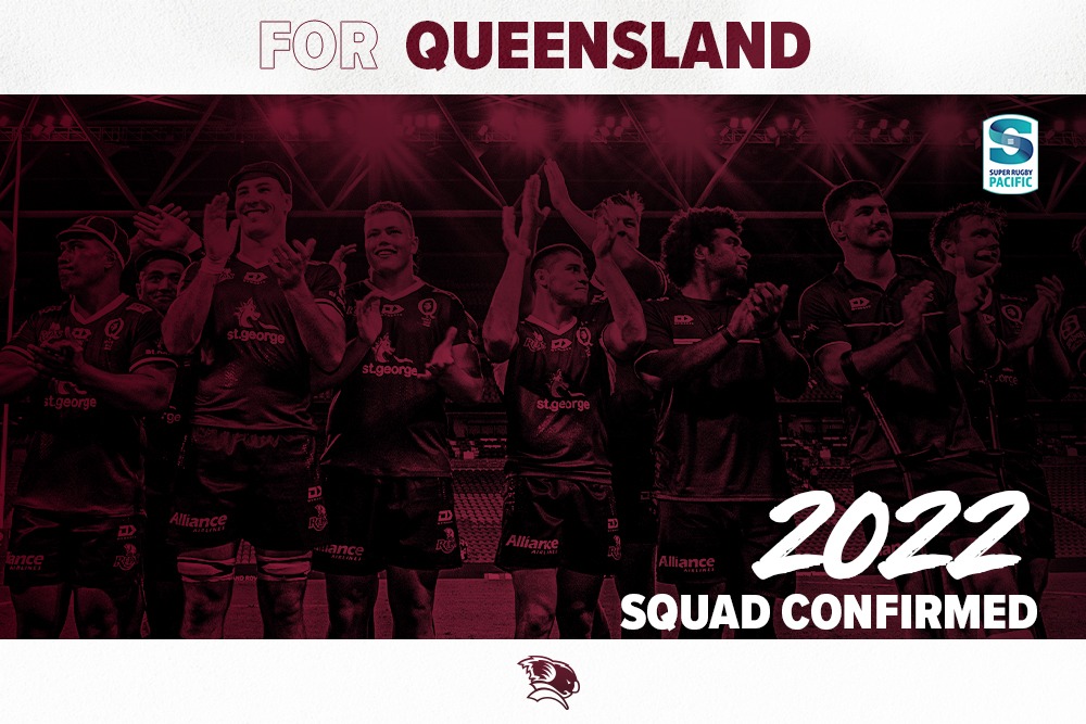 Queensland Reds confirm 2022 Super Rugby Pacific Squad