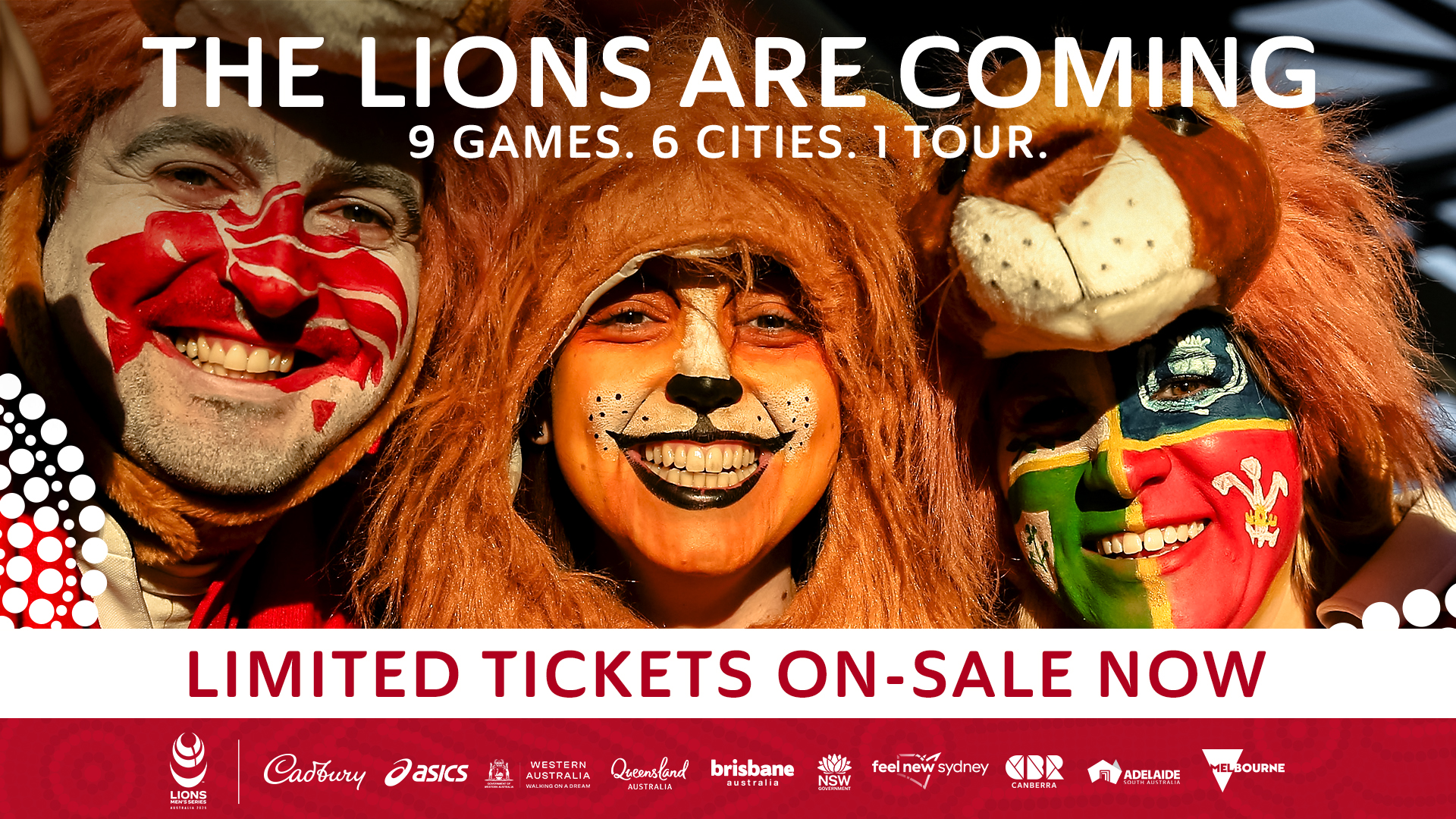 British & Irish Lions Tour phase two tickets on sale today