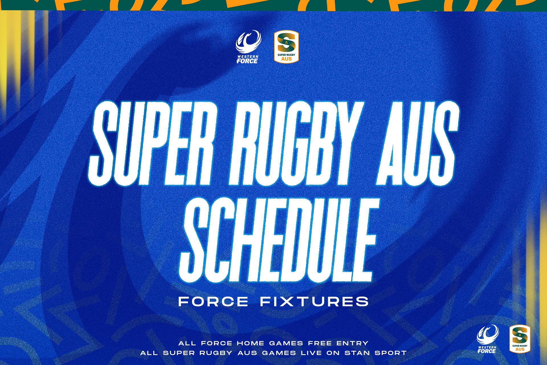 Force's full 2025 Super Rugby AUS schedule revealed