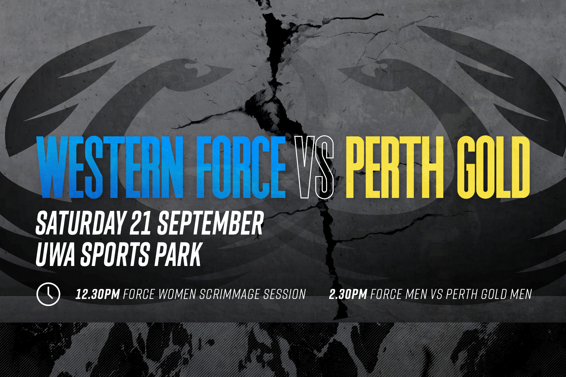Gameday Info - Western Force vs Perth Gold - Saturday 21 September