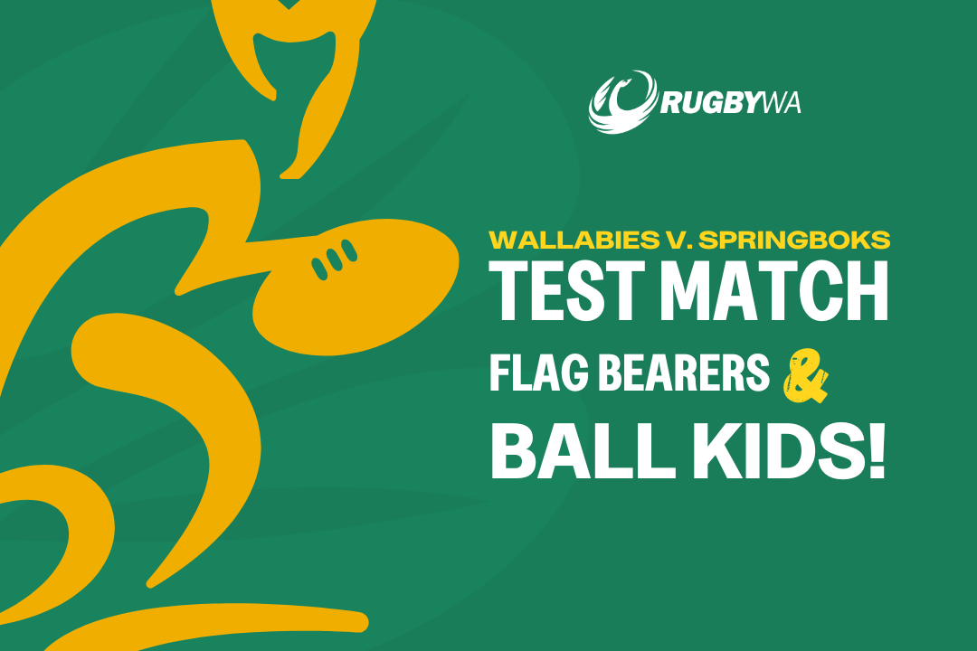 Winners! RugbyWA Announces Ball Kids and Flag Bearers for Wallabies v ...