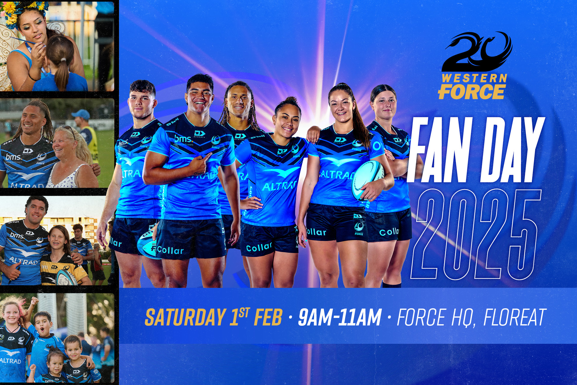 Force lock in free Fan Day for February 1 & Brumbies trial game