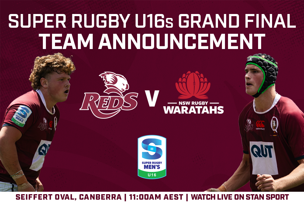 Reds U16s side confirmed for Grand Final