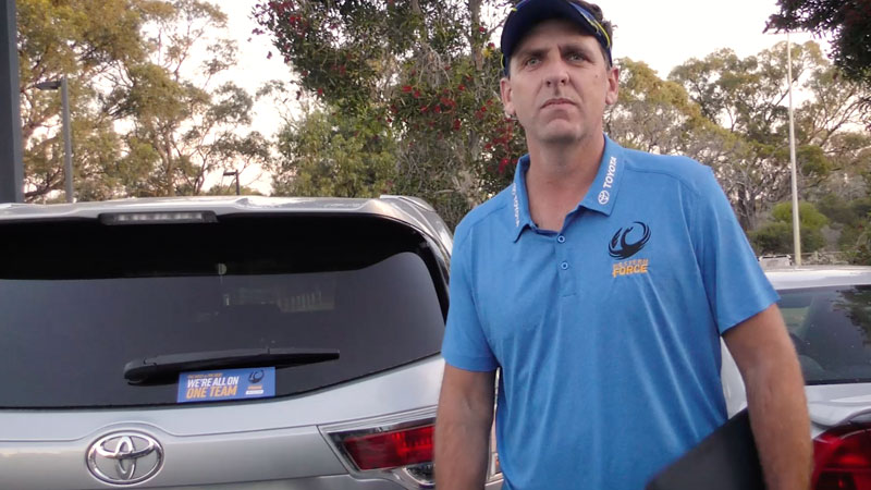 Coach Tim Sampson with a Toyota Update