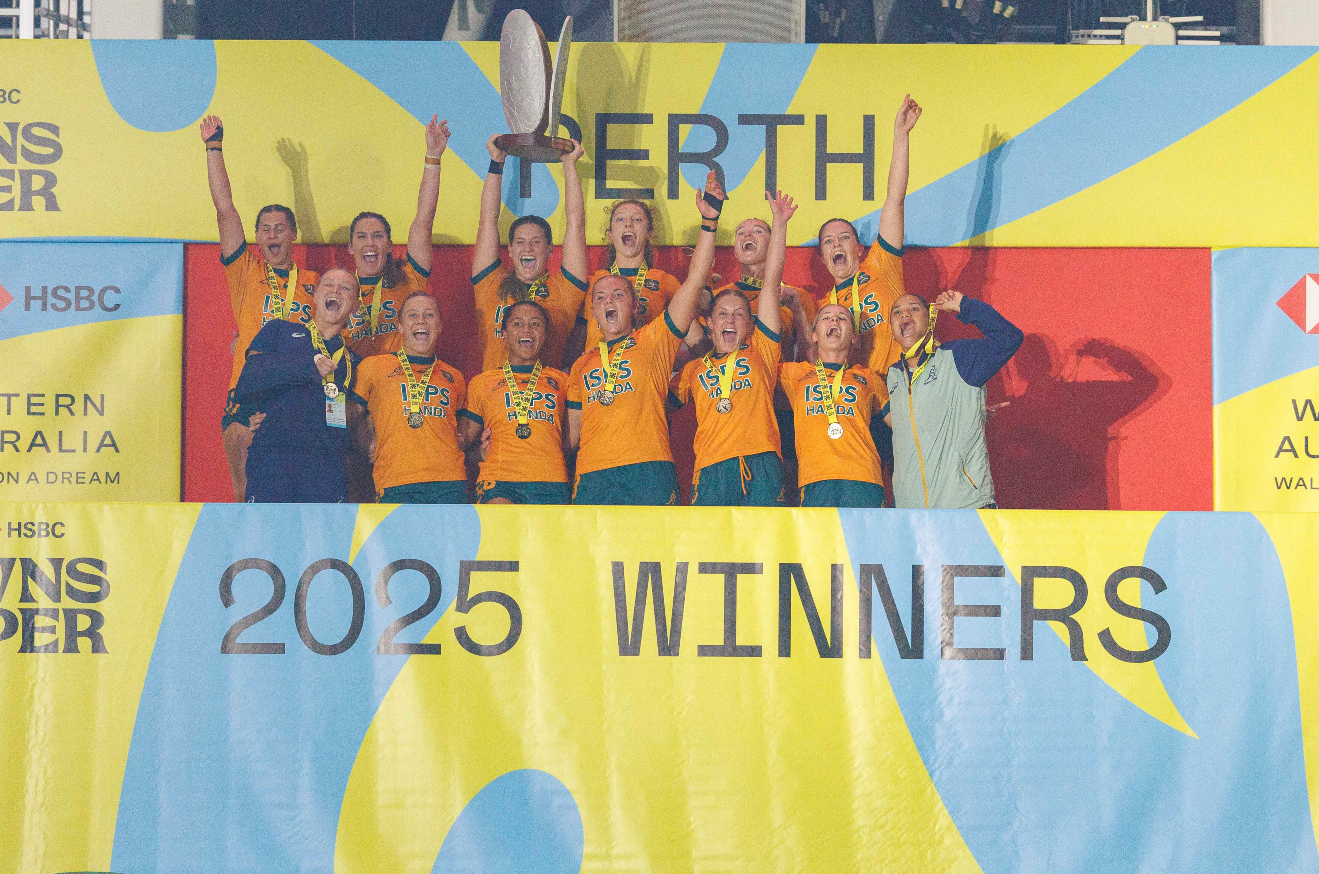 Sevens Heaven with Trophy in Perth for Charlotte Caslick and The New Breed