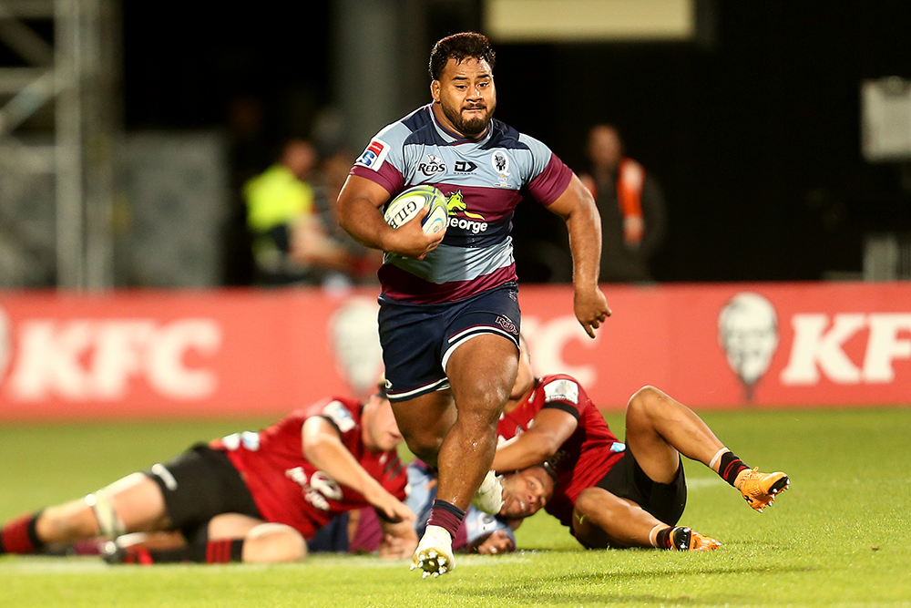 St.George Queensland Reds narrowly defeated by Crusaders in Christchurch